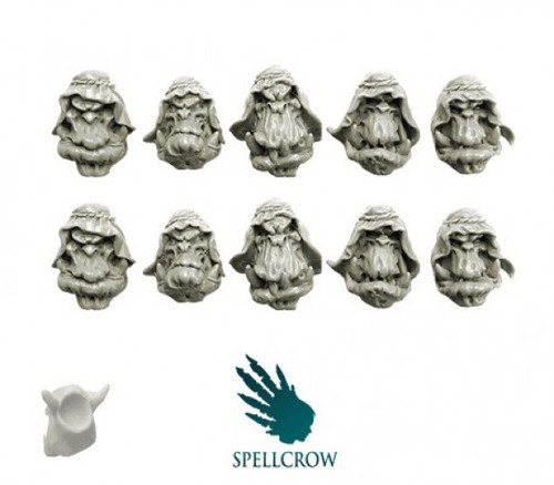 Umbra Turris Conversion Bits Orcs Desert Dogs Heads Miniatures Spellcrow - ToyWiz
