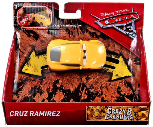 Disney Pixar Cars Cars 3 Crazy 8 Crashers Cruz Ramirez Vehicle Damaged ...
