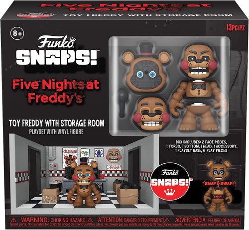 Funko Five Nights at Freddys Snaps Toy Freddy with Storage Room Mini ...