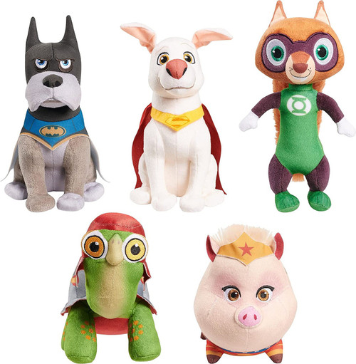 DC League of Super-Pets Ace, Krypto, Merton, PB Chip Plush 5-Pack Just ...