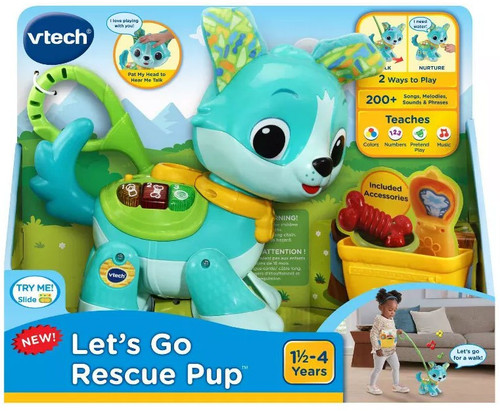 V-Tech Lets Go Rescue Pup - ToyWiz