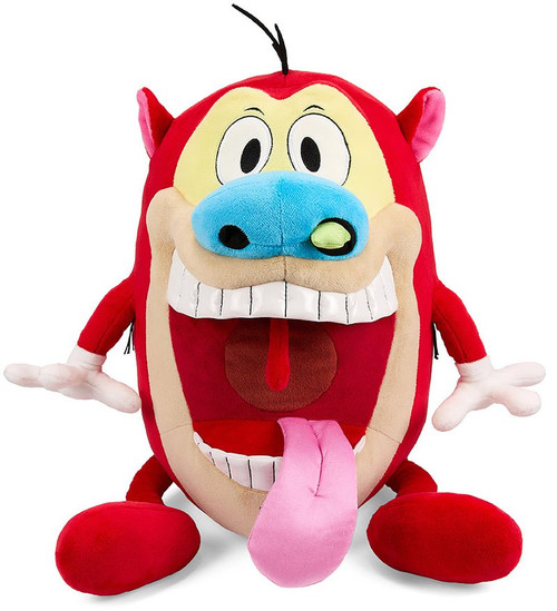 Ren Stimpy Phunny Stimpy 16 Plush HugMe, Vibrates Kidrobot - ToyWiz