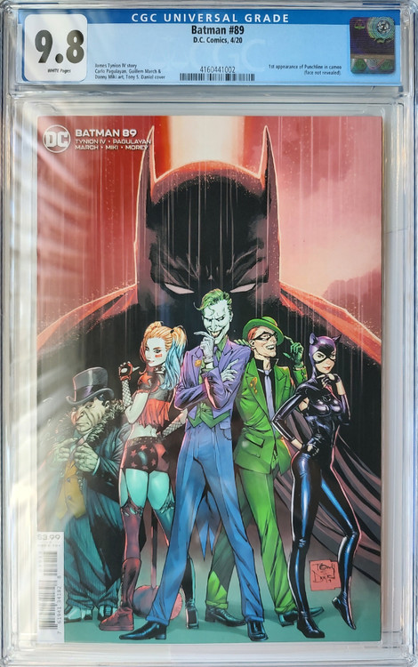 DC Batman 2020 Comic Book 89 Tony S. Daniel Cover CGC 9.8 DC Comics ...