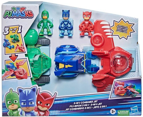 Disney Junior PJ Masks 3 in 1 Combiner Jet Vehicle Hasbro - ToyWiz