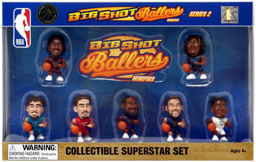 NBA Big Shot Ballers Basketball Series 2 Collectible Superstar Set 7 ...