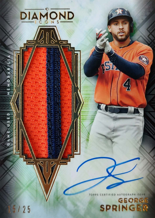 MLB 2021 Topps Diamond Icons Baseball Single Card 1525 George Springer ...