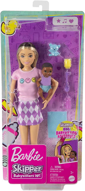 Barbie Skipper Babysitters Inc Barbie Baby 10.5 Doll Accessories Smile ...