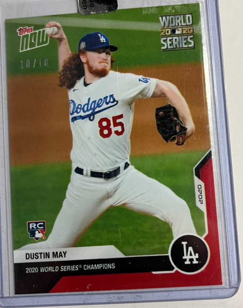 MLB World Series 2020 NOW Baseball Single Card Dustin May WS-3 1010 ...