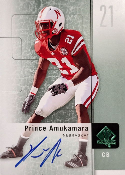 NFL 2011 Spa Football Prince Amukamara Autographed Single Card 27 SP ...