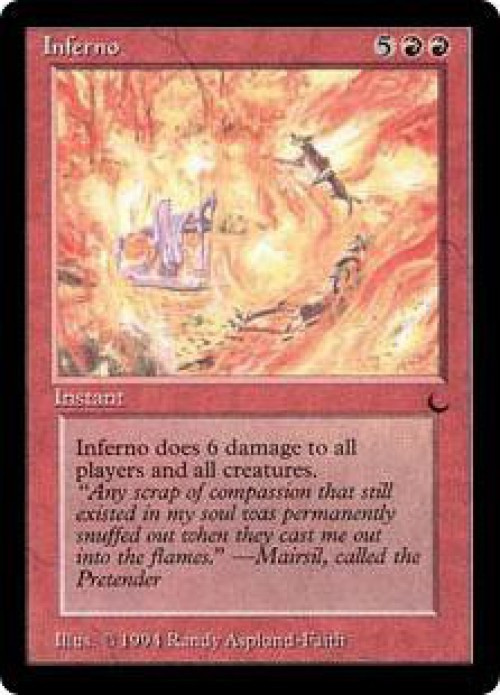 Magic The Gathering The Dark Single Card Rare Inferno - ToyWiz