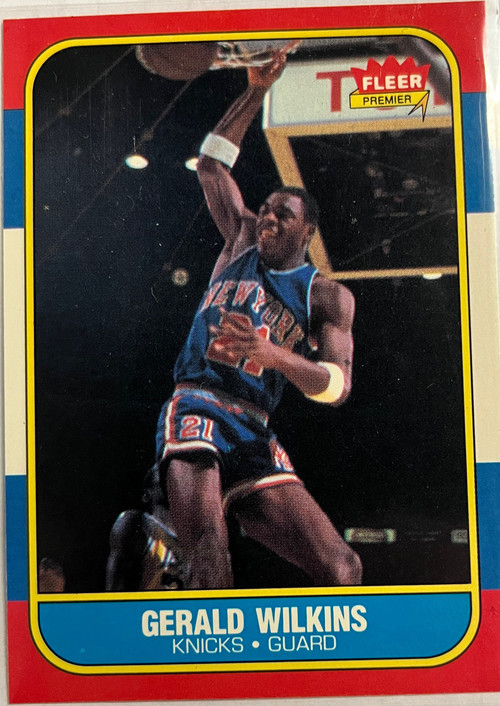 NBA 1986 Fleer Single Card 122132 Gerald Wilkins - ToyWiz