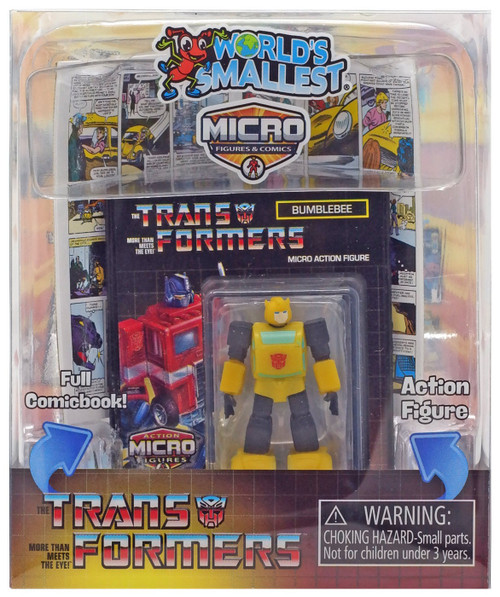 Worlds Smallest Transformers Bumblebee Micro Figure Comic Super Impulse ...