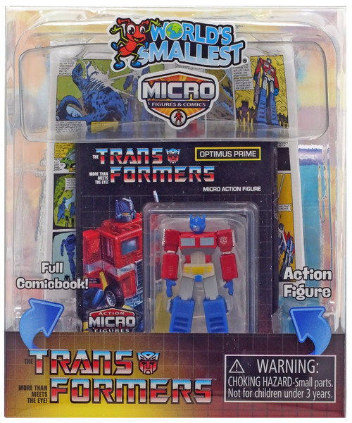 Worlds Smallest Transformers Optimus Prime Micro Figure Comic Super ...