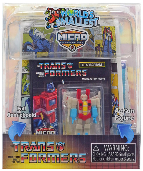 Worlds Smallest Transformers Starscream Micro Figure Comic Super ...