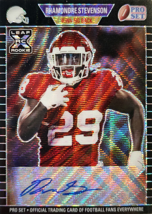 NFL Leaf 2021 Leaf Pro Set Rhamondre Stevenson 2325 Autographed Single ...