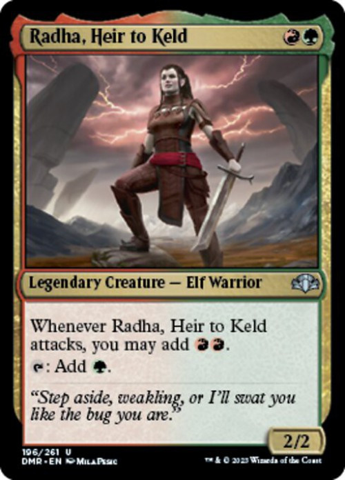 Magic The Gathering Dominaria Remastered Single Card Uncommon Radha ...