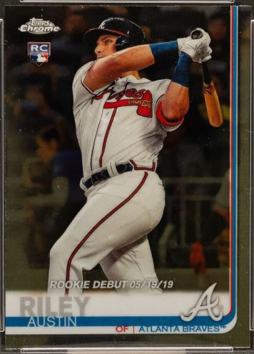 MLB 2019 Topps Chrome Baseball Single Card base Austin Riley 37 Rookie ...
