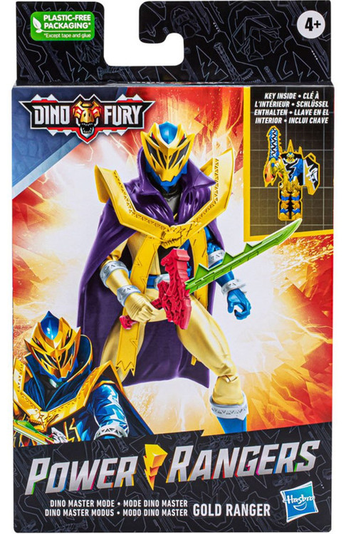 Power Rangers Dino Fury Basic Gold Ranger 6 Action Figure Wave 13 Hasbro - ToyWiz