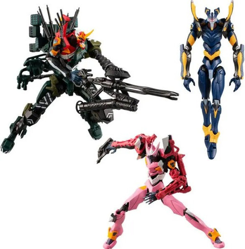 Evangelion EVA-Frame 03 Box of 4 Models Bandai Japan - ToyWiz