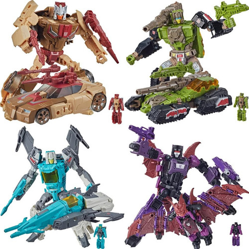 Transformers Generations Headmaster Deluxe Set of 4 Action Figures Wave ...