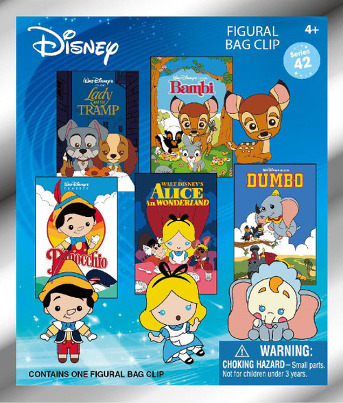 Disney 3D Figural Keyring Series 42 Mystery Pack Monogram - ToyWiz