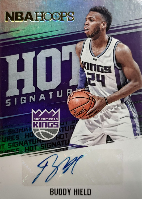 NBA 2017-18 Panini Hoops Basketball Buddy Hield Autographed Single Card ...