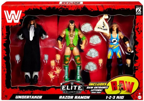 WWE Wrestling Elite Collection Monday Night RAW Undertaker, Razor Ramon ...