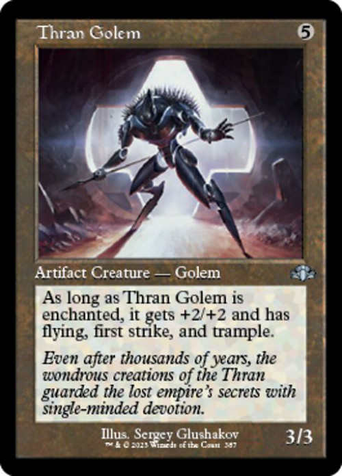 Magic The Gathering Dominaria Remastered Single Card Uncommon Thran ...