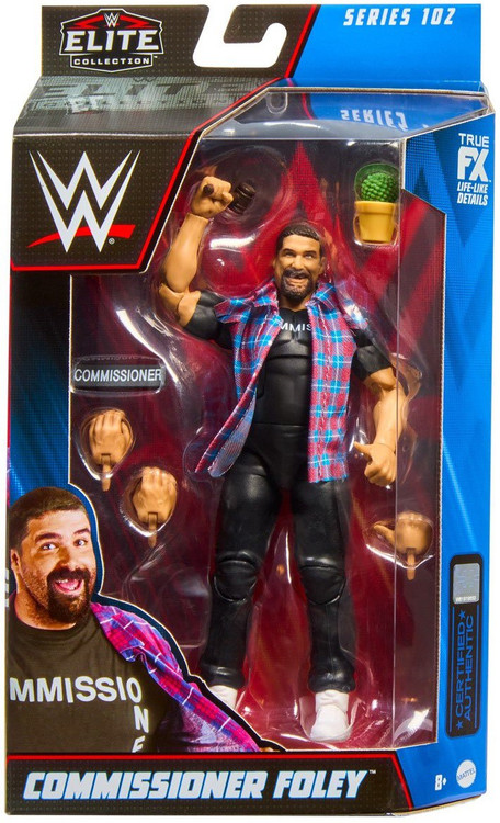 WWE Wrestling Elite Collection Series 102 Commissioner Foley Action ...