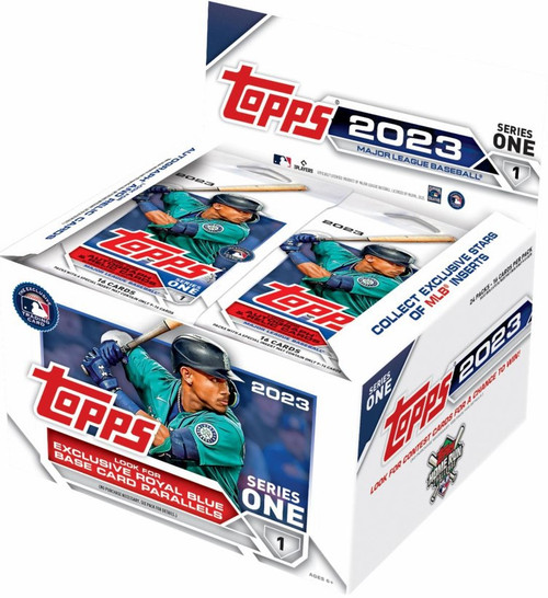 MLB Topps 2023 Series 1 Baseball Trading Card RETAIL Box 24 Packs - ToyWiz