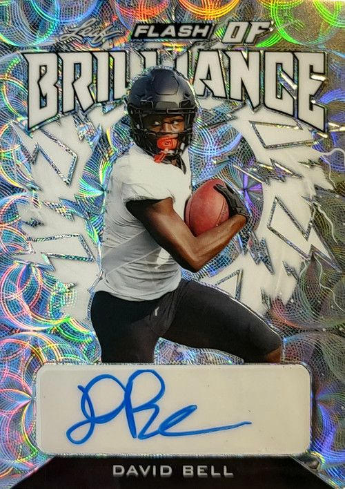 NFL Leaf 2022 Leaf Flash David Bell 2730 Autographed Single Card FB-DB1 ...