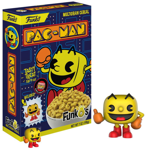 FunkOs Pac Man Exclusive Breakfast Cereal Damaged Package ToyWiz