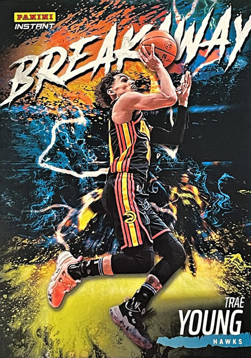 NBA Atlanta Hawks 2022-23 Instant Breakaway Basketball Single Card Trae ...