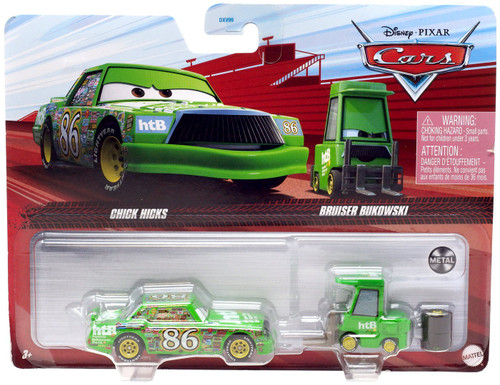 Disney Pixar Cars Cars 3 Metal Chick Hicks Bruiser Bukowski 155 Diecast ...