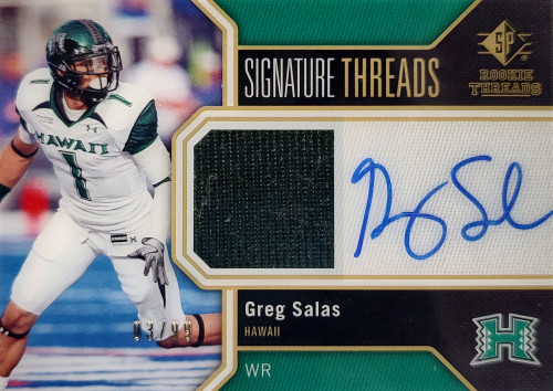 NFL 2011 Spa Football Greg Salas 399 Autographed Single Card TH-GS ...