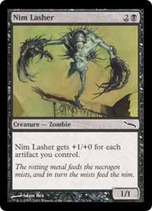 Magic The Gathering Mirrodin Single Card Common Nim Lasher 71 - ToyWiz