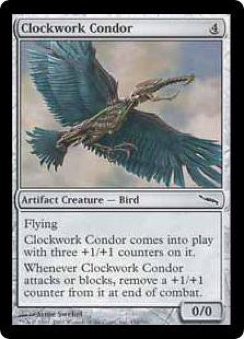 Magic The Gathering Mirrodin Single Card Common Clockwork Condor 154 ...
