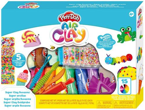 Play-Doh Air Clay Super Clay Bonanza Play Set Creative Kids - ToyWiz