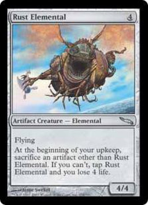 Magic The Gathering Mirrodin Single Card Uncommon Rust Elemental 234 ...