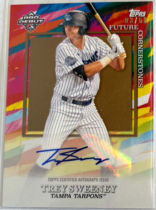 MLB 2022 Pro Debut Trey Sweeney 350 Autographed Single Card FC-TSY ...