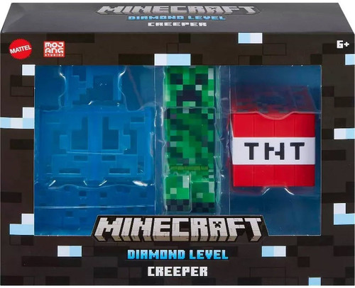 Minecraft Diamond Level Creeper 5.5 Action Figure Mattel Toys - ToyWiz