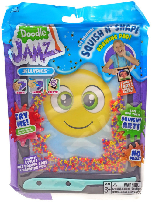 Doodle Jamz Jellypics Squish N Shape Drawing Pad Purple, Orange Yellow ...