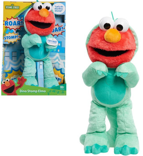 Sesame Street Dino Stomp Elmo - ToyWiz