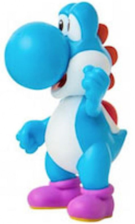 World of Nintendo Super Mario Blue Yoshi 2.5 Mini Figure Loose Jakks ...