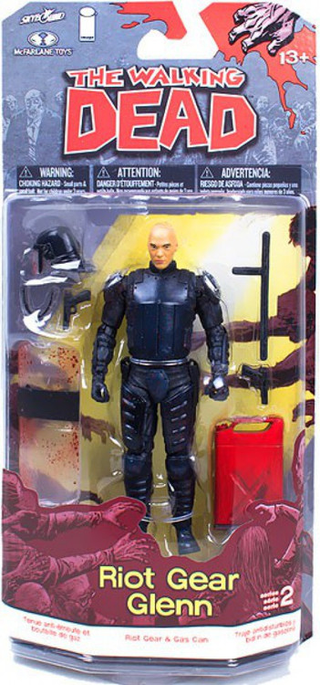 McFarlane Toys The Walking Dead Comic Series 2 Riot Gear Glenn Action ...