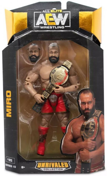 AEW All Elite Wrestling Unrivaled Collection Series 10 Miro Action ...