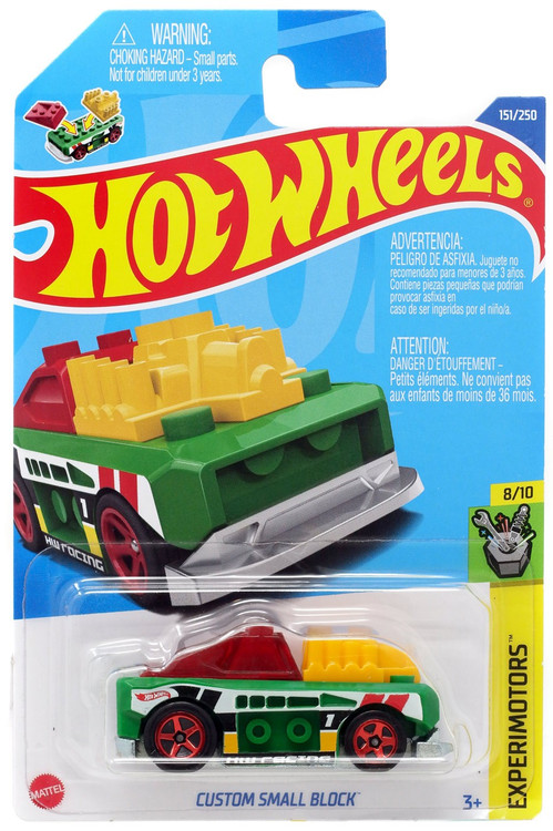 Hot Wheels Experimotors Custom Small Block 164 Diecast Car Mattel - ToyWiz