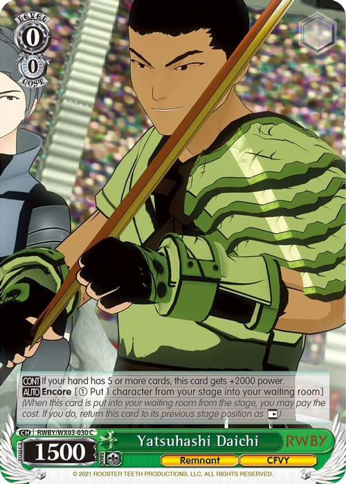 Weiss Schwarz Trading Card Game RWBY Single Card Common Yatsuhashi ...