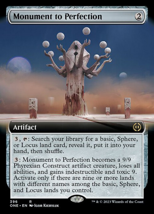 Magic The Gathering Phyrexia All Will Be One Single Card Rare Monument ...