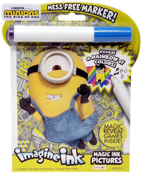 Despicable Me Minions The Rise of Gru Imagine Ink Magic Ink Pictures ...